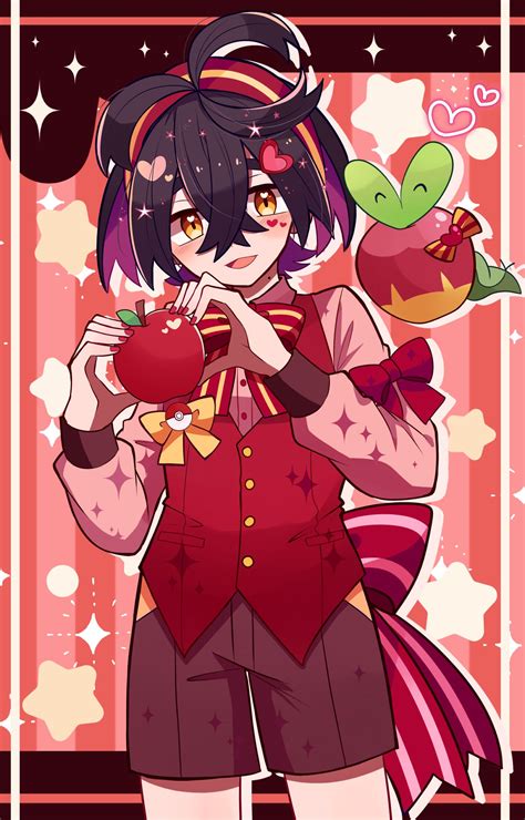 Kieran And Applin Pokemon And More Drawn By Motiumai Danbooru