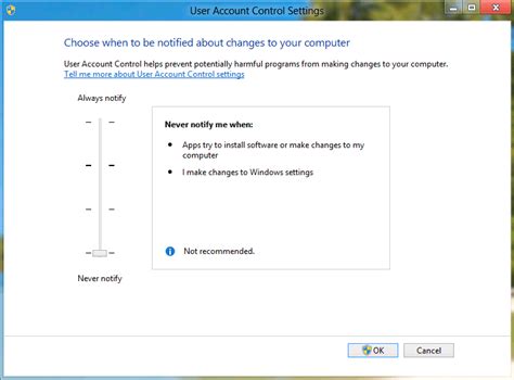 how to enable uac on windows 10 8 1 8