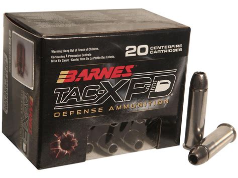 Barnes Tac Xpd 357 Magnum 125 Grain Tac Xp 1200 Fps 20 Rounds