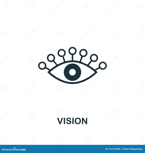 Vision Icon Premium Style Design From Startup Icon Collection Ui And Ux Pixel Perfect Vision