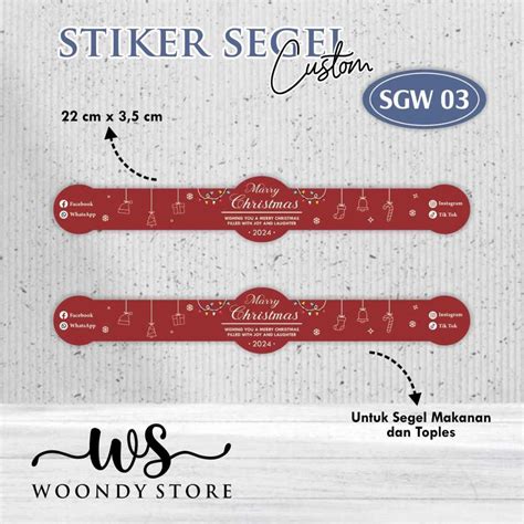 Jual Stiker Segel Makanan Kotak Botol Kemasan Produk Custom Shopee Indonesia