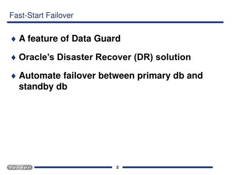 Ppt Data Guard Fast Start Failover April 8 2010 Powerpoint