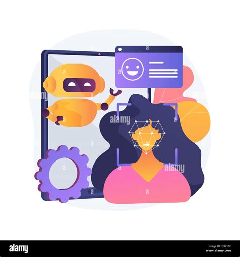 Affective Computing Abstract Concept Vector Illustration Recognize