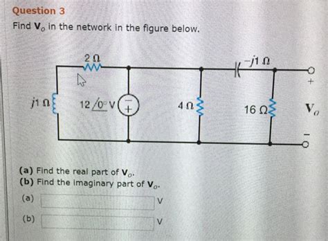 Solved Find V O In The Network In The Figure Below A Chegg Com