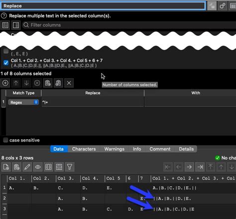 shift left for rows starting with empty columns question easy data transform