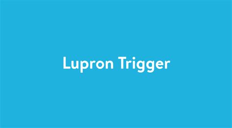Lupron Trigger Spring Fertility