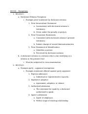 D Docx D Exceptions D A Declarant Witness Exception I Exempts Prior