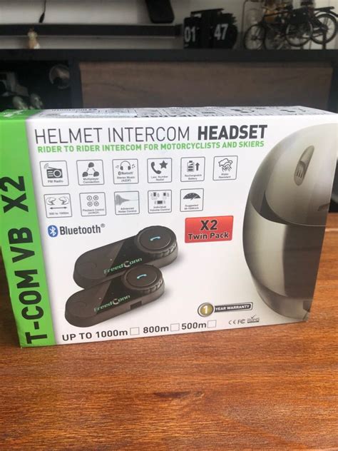 Helmet Intercom Headset T Com Vb X2 Audio Other Audio Equipment On Carousell