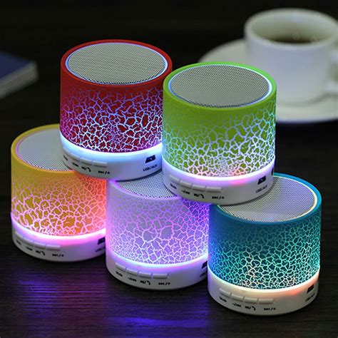 Speaker Bluetooth Mini Motif Retak Mini Led Speaker Music Boxx Bluetooth Super Bass Bayar Di