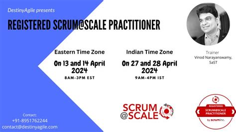 Join Scrumscale And Transform Work Vinod Narayanswamy Posted On The