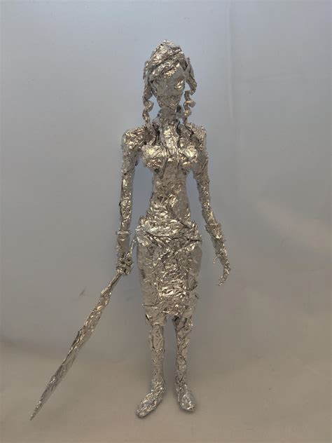 Aluminum Foil Sculpture Fun Tinfoil Sculptures Kxvg