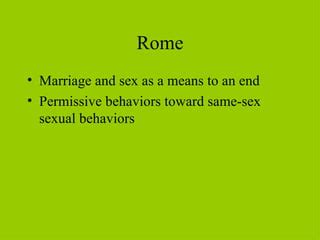 Early History Of Human Sexuality PPT