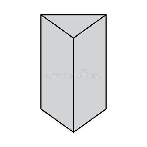 Triangular Prism Geometric Shape Stock Vector Illustration Of Triangular Prism Geometric Shape Stock Vector Illustration Of