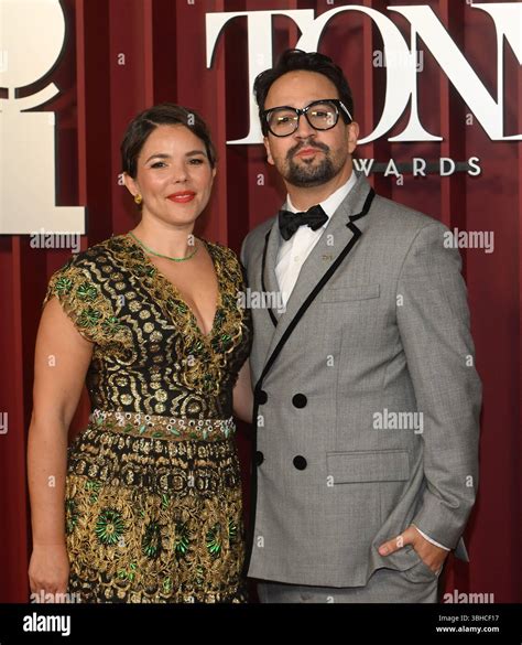 Vanessa Nadal Lin Manuel Miranda Attend The 78th Annual Tony Awards At
