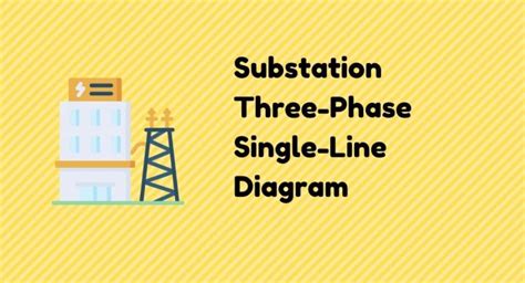 Substation Three Phase Single Line Diagram Explanation Voltage Lab