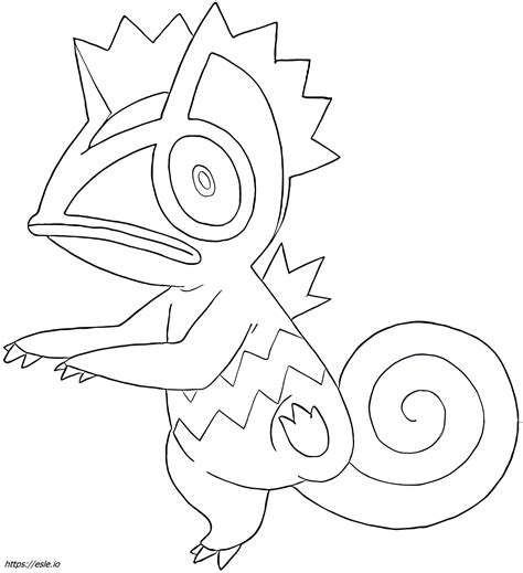 Kecleon Pokémon Coloring Page