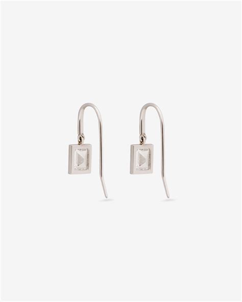 William Welstead Womens Diamond Earrings Platinum Dsml E Shop