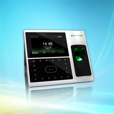 Touch Screen Biometric Fingerprint And Face Recognition Time Attendance Device Facial System