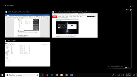 Keyboard Shortcut Task View Thathaval