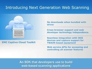 Build Scanning Into Your Web Based Business Application PPTX Cloud Computing Internet