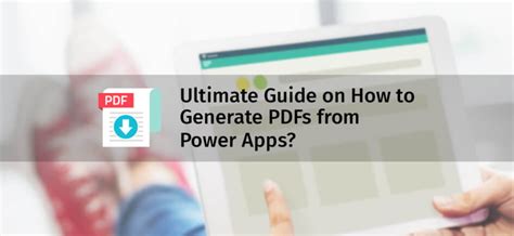 ultimate guide on how to generate pdf from powerapps