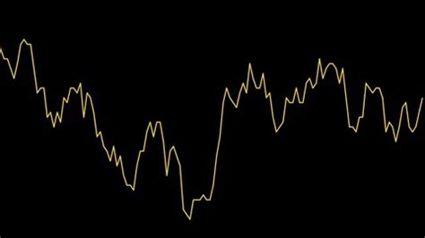 Orange Line Graph On Black Background Ch Stock Video Pond5