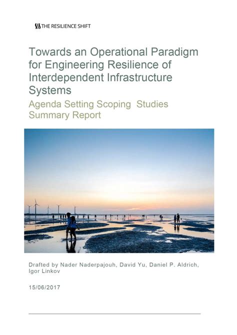 Towards An Operational Paradigm For Engineering Resilience Of Interdependent Infrastructure