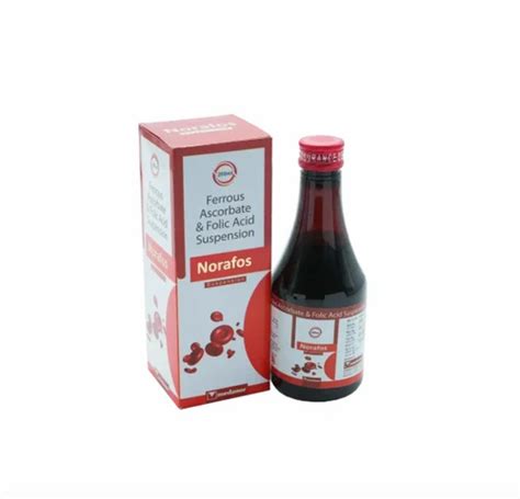 Ferrous Ascorbate 30mg Ip Folic Acid 550mcg Ip Pack Size 200ml At ₹ 130 Box In Panchkula