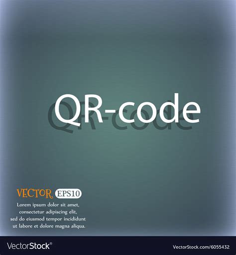 Qr Code Sign Icon Scan Code Symbol Royalty Free Vector Image