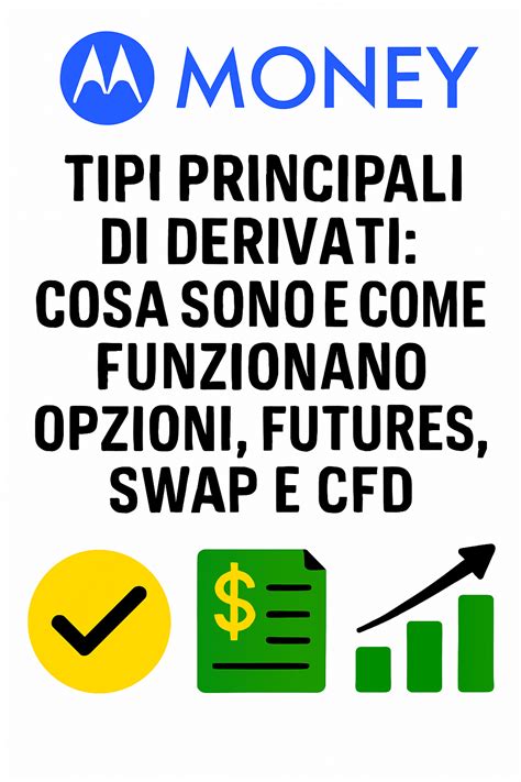 Tipi Principali Di Derivati Cosa Sono E Come Funzionano Opzioni