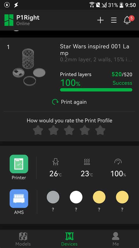 Handy Showing For All Filaments On Older Android Devices Bambu Handy Bambu Lab Community Forum