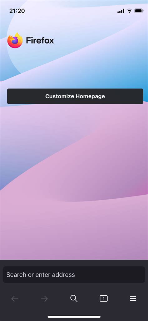 Customize Homepage Button Add Option To Disable Mozilla Connect