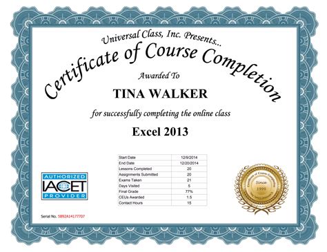 Excel Certification Ppt