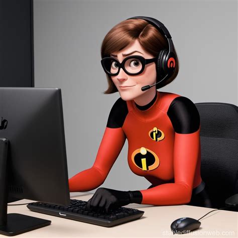 Helen Parr From Disney S The Incredibles Wearing Cosplay While