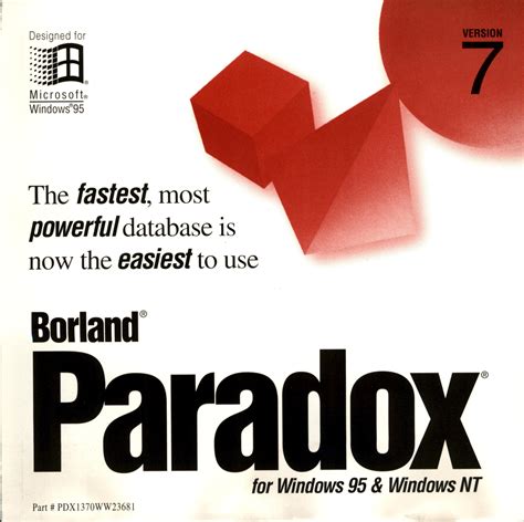 Borland Paradox 7 Borland Free Download Borrow And Streaming