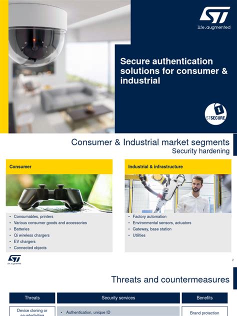 St Secure Solutions Authentication And Iot Pdf Authentication Information Technology