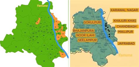 The Map Shows Riots Broke Out In Areas Where Bjp Won In Delhi Assembly