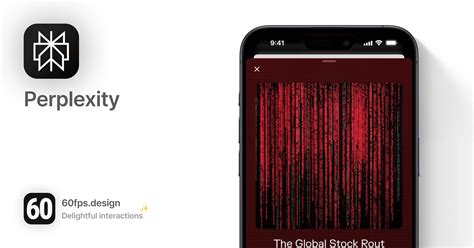 Perplexity Ios App Ui Ux Animation