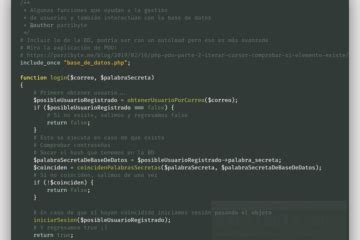Login Con Php Y Mysql Archivos Parzibyte S Blog