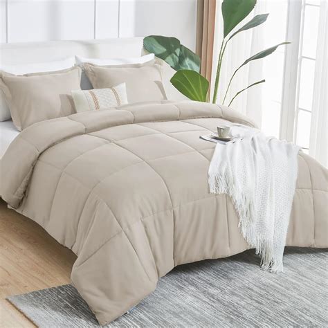 Cozylux Twintwin Xl Comforter Set Beige Twin Size