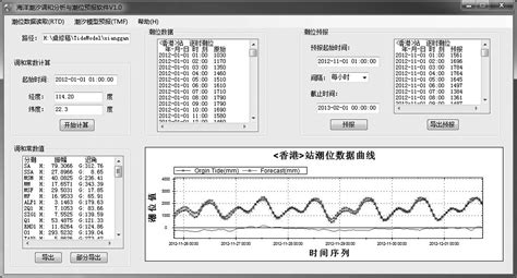 潮汐调和分析预报与基准面程序混编实现 参考网