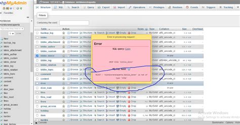 Tabel Mysql Status In Use Error Mysql Table In Not Of Type View