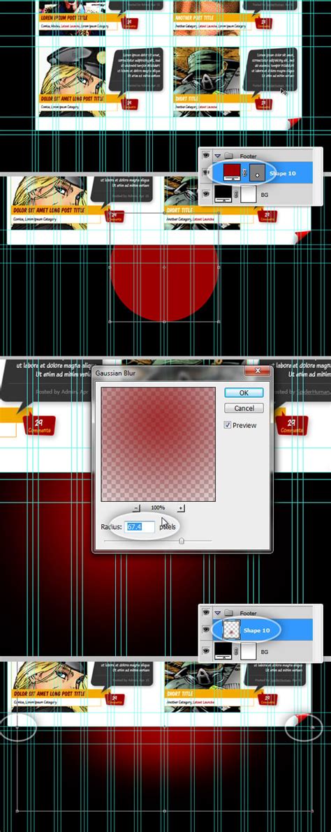 Create A Comic Book Themed Web Design Photoshop To HTML CSS Part