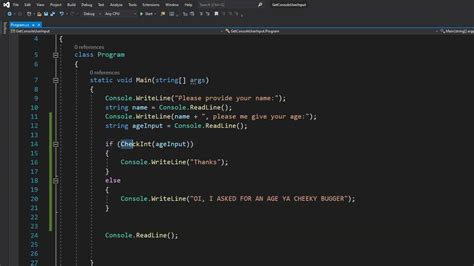 How To Get User Input And Validate It Using C Simple Youtube