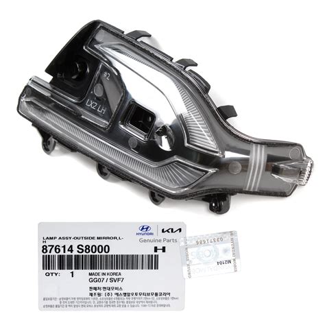 Genuine Outside Mirror Signal Lamps Left And Right For 20 22 Hyundai Pal