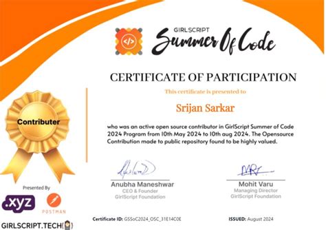 Srijan Sarkar On Linkedin Opensource Codingjourney Girlscriptsummerofcode Techinnovation