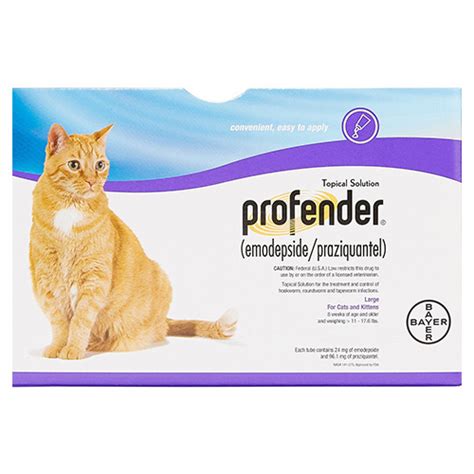Buy Profender Spot On For Cats Online Canadavetcare