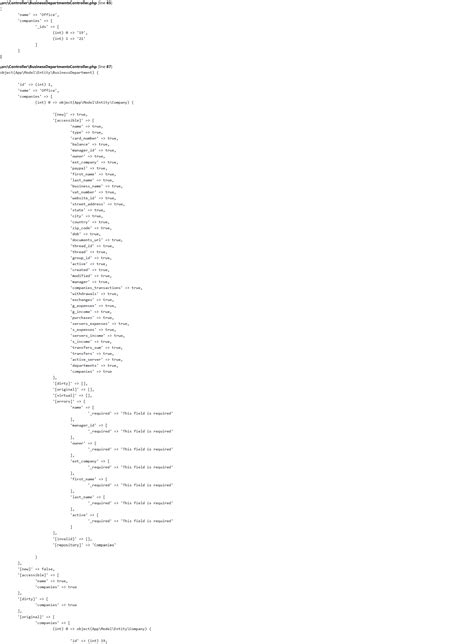Php Hasmany Save Association Data Stack Overflow