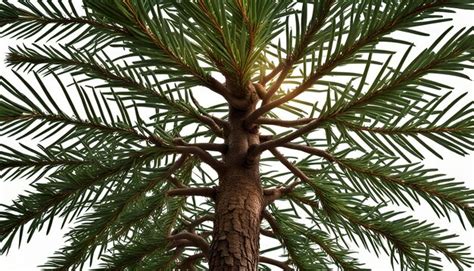 Evergreen Pine Tree Premium Ai Generated Image