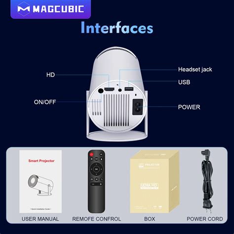 Magcubic Projector Hy Pro Portable Powerful Android